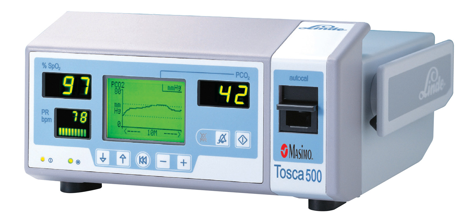 RADIOMETER TOSCA 500 MASIMO SET SPO2 PULSE PATIENT PCO2 OXIMETER ...