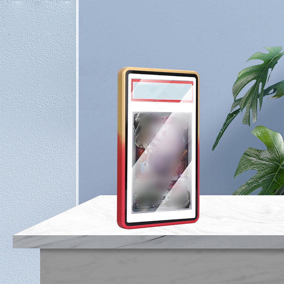 For PSA Magnetic Slab Case Protector Graded Cards Stackable Metal ...