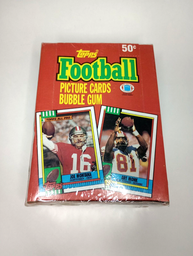 1990 Topps Football Hobby Box New PLASTIC Sealed | eBay
