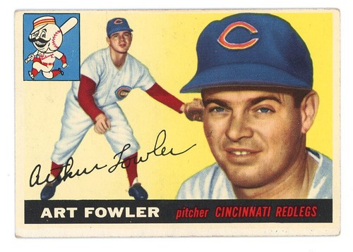 1955 Topps #3 Art Fowler, EX. Cincinnati Reds | eBay