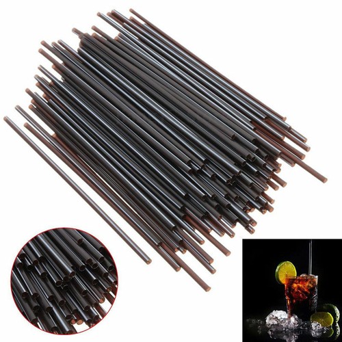100X Food Plastic Mini Cocktail Straw Juice Cola Celebrate Drinks Party ...