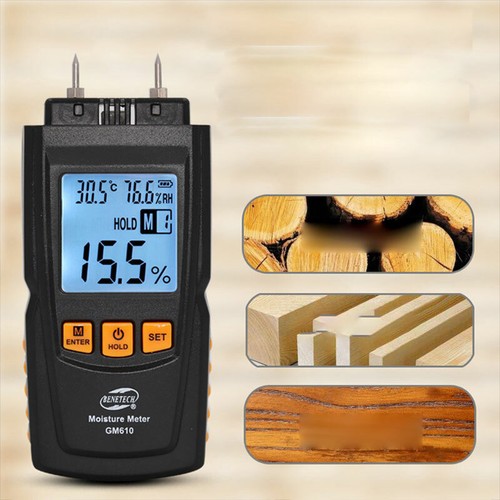 Digital LED Meter Damp Tester Detector Wood Wall Moisture level new | eBay
