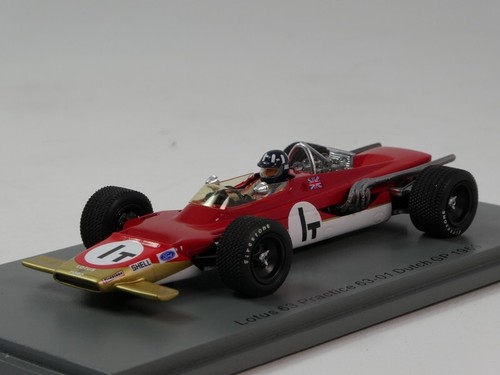 Spark Lotus 63 63-01 #1T Graham Hill Practice Dutch Gp 1969 1/43 S6350 ...
