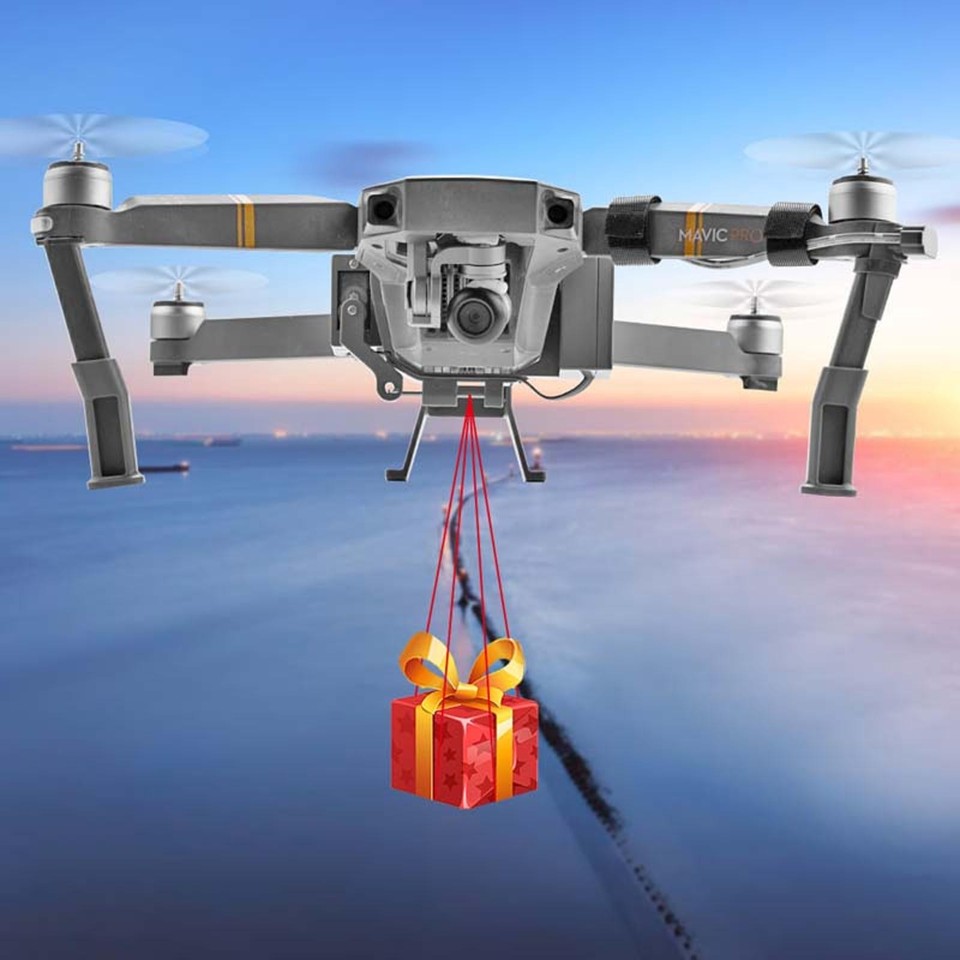 Drone Air Thrower Dropping Delivery System For DJI Mavic Pro RC ...
