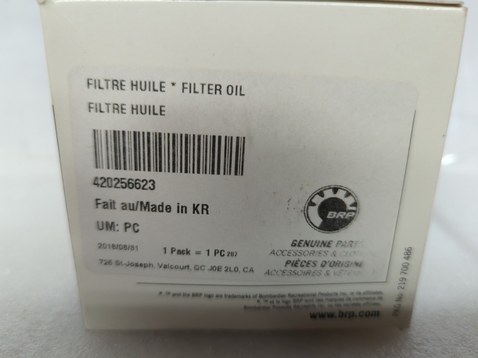 BRP Rotax Premium Oil Filter RB-C322 No. 256623- 420256623 | eBay