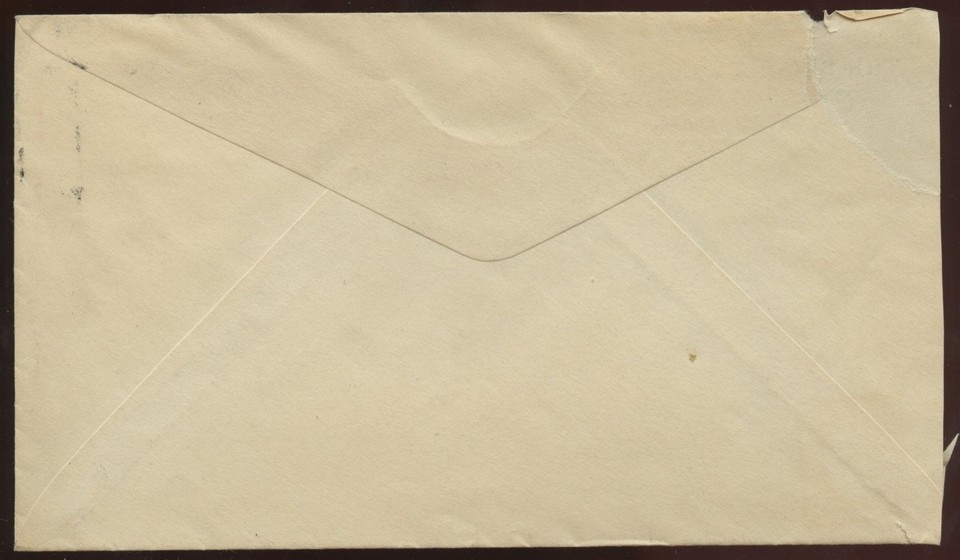 Parcel Post 2c Stamp on Envelope~Brindley Co.New York to Rozenzweig ...