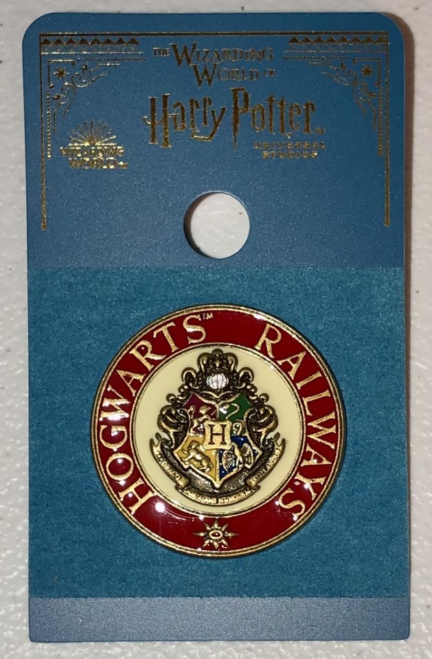 Harry Potter Hogwarts Railways Pin with Crest Wizarding World New | eBay