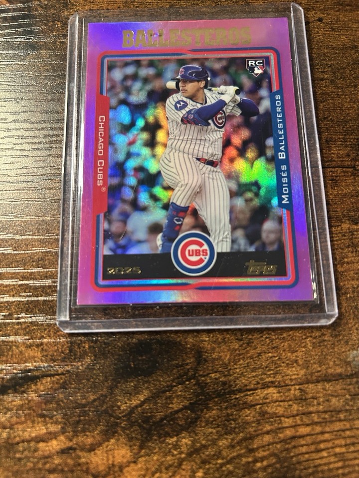 2025 Topps Archives #206 Moises Ballesteros Pink Foil - Free Shipping ...