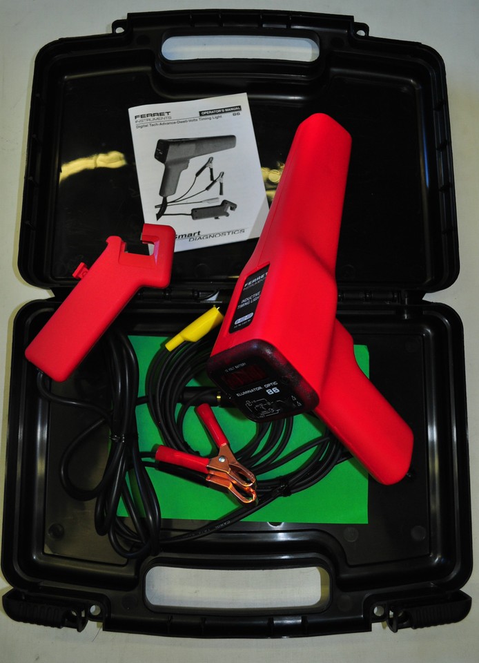 FERRET 86 DIGITAL TIMING LIGHT TACH ADV DWELL VOLTS TIMING LIGHT MADFE ...