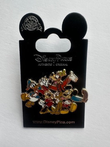 Disney Fab Five Group Pin Mickey Minnie Donald Goofy Pluto Group Photo ...