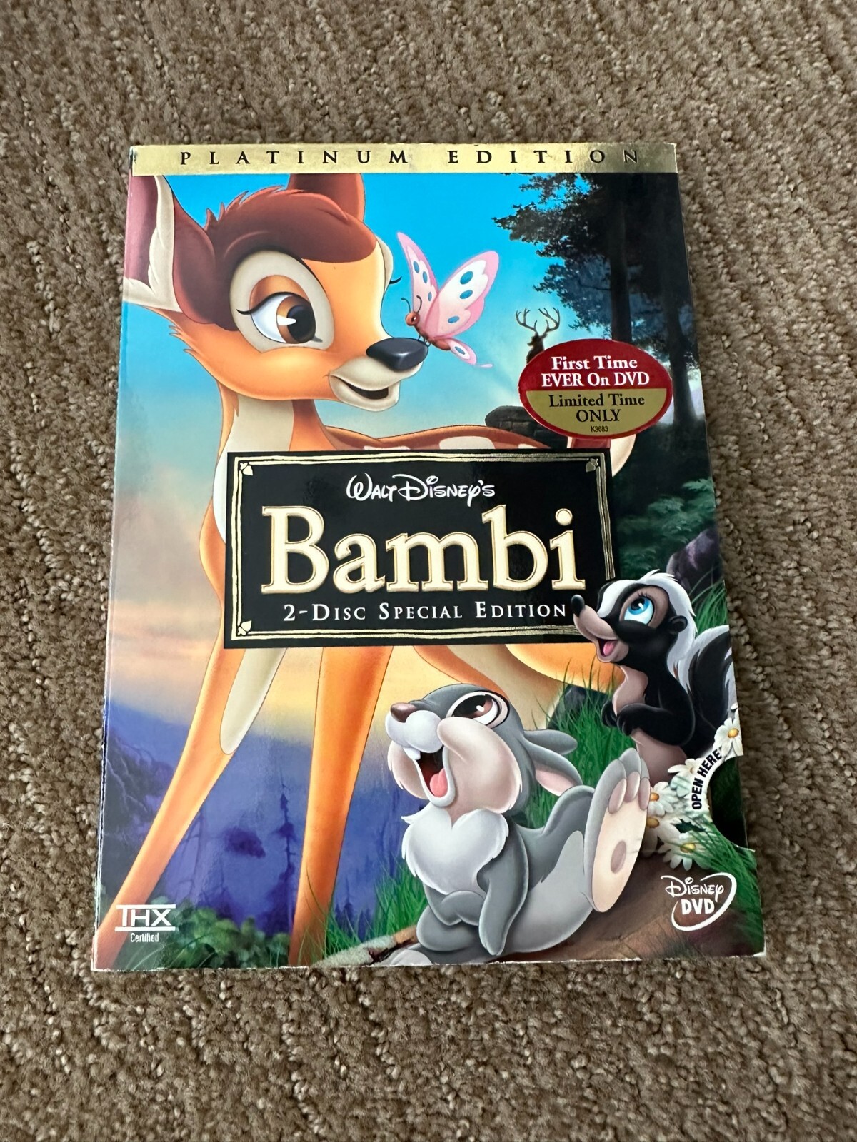 Bambi (DVD, 2005, 2-Disc Set, Special Edition/Platinum Edition ...