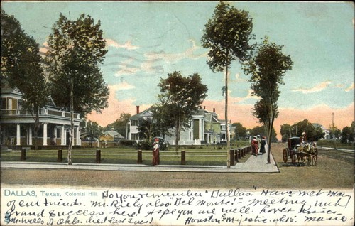 Dallas Texas TX Colonial Hall 1907 Used TUCK Postcard | eBay