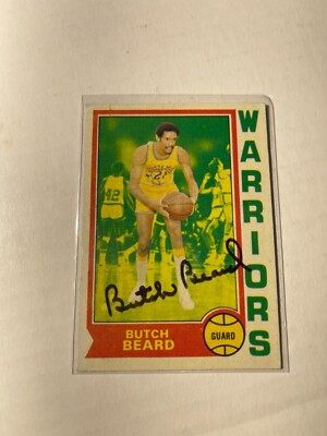 Golden State Warriors BUTCH BEARD Signed Card | eBay