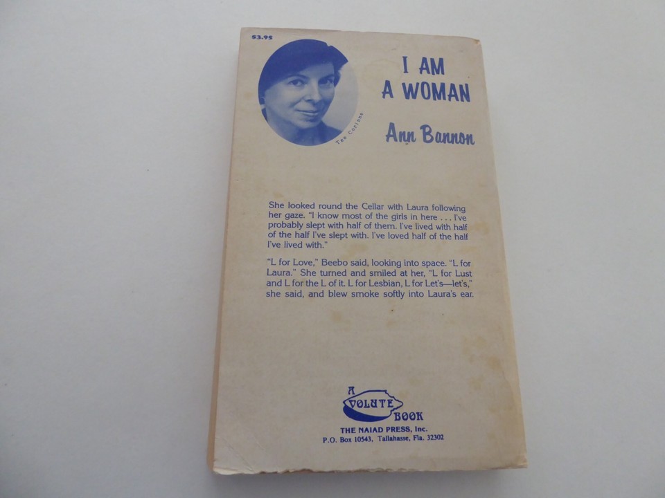 I AM A WOMAN 1983 ANN BANNON ALL-TIME CLASSIC LESBIAN NOVEL VERY GOOD ...