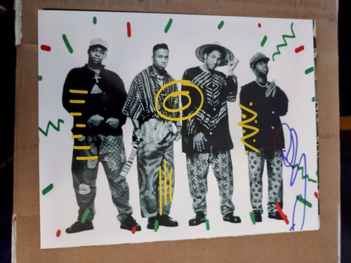 Q TIP A TRIBE CALLED QUEST ICONIC RAP GOD SIGNED VINTAGE IMAGE 8X10 ...