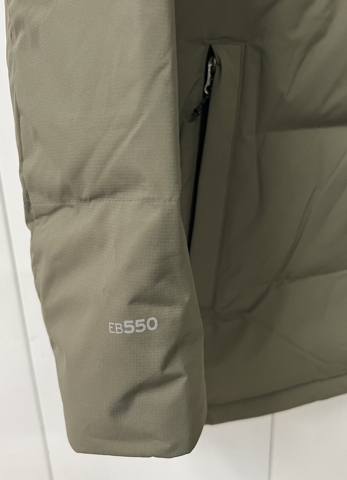 Eddie Bauer Men's Glacier Peak Seamless Down Parka Olive 550 Fill Power ...