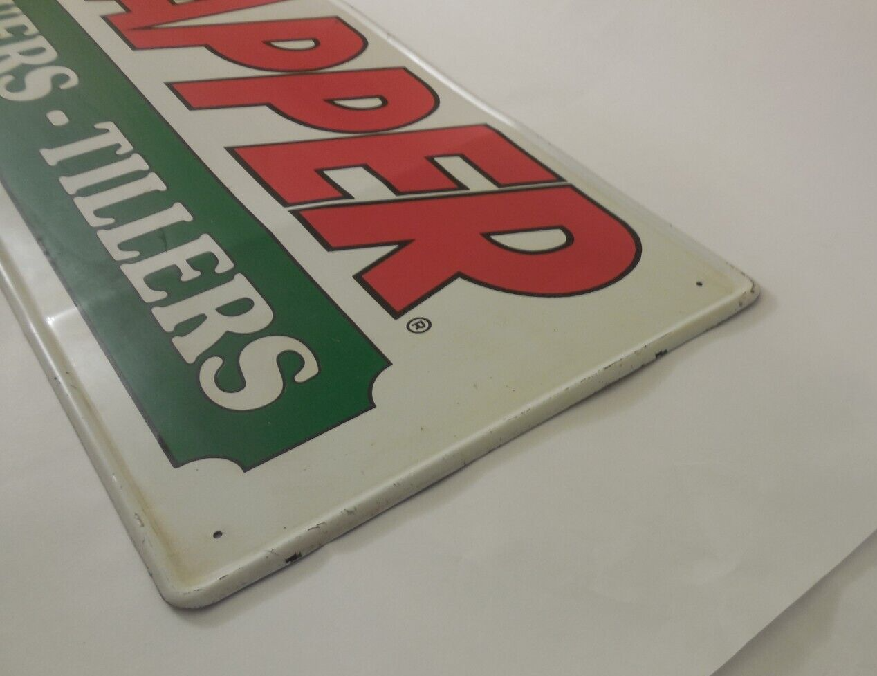 Rare Vintage Snapper Mowers Tillers Metal Gas Dealer Advertising Sign ...