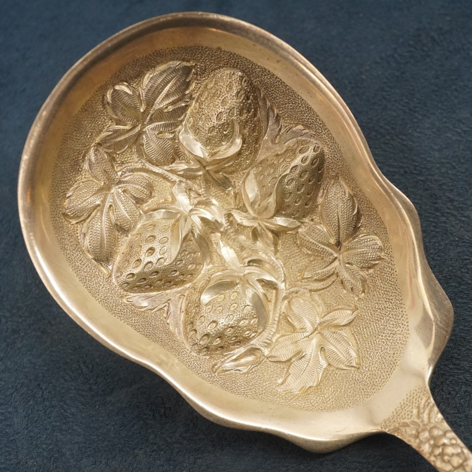 Stieff Rose Pattern Sterling Silver Serving Spoon - Free Shipping USA ...
