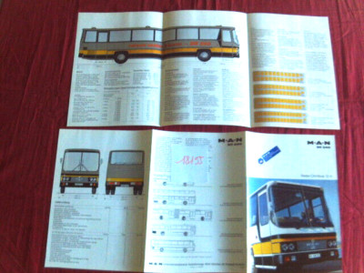 N° 18155 / MAN SR 240 / dépliant deutsch 1975-76 | eBay