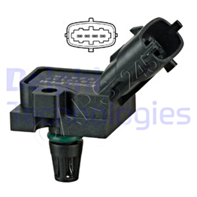 DELPHI MAP Pressure sensor For VOLVO FORD C30 C70 II Convertible S40 ...