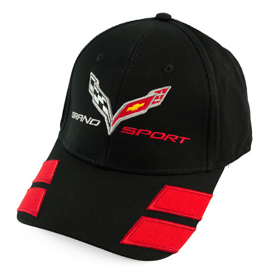 Chevrolet Corvette C7 Grand Sport Racing Stripe Black Hat Cap - SHIPS ...