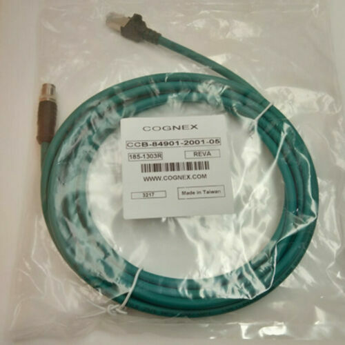 1pcs CCB-84901-2001-05 Cognex Code Reader Network Cable Power Cord 5M ...