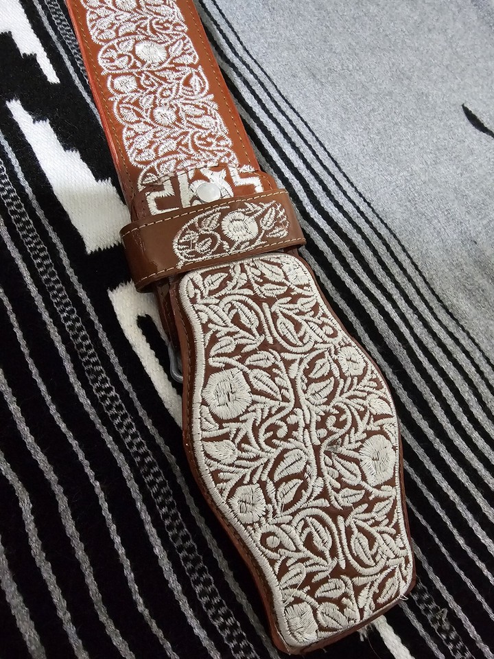 Cinto Bordado Mariachi, Embroidered Mariachi Belt, #33 Mod. Flores ...