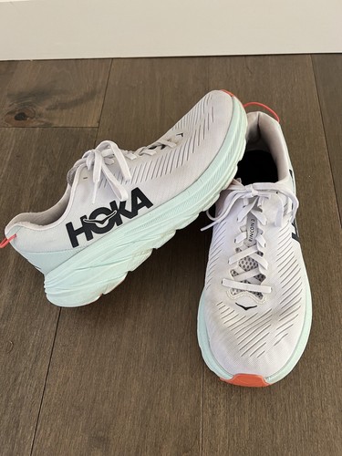 Hoka One One Light Gray With Green Womens Tennis Shoes Size 7.5B | eBay