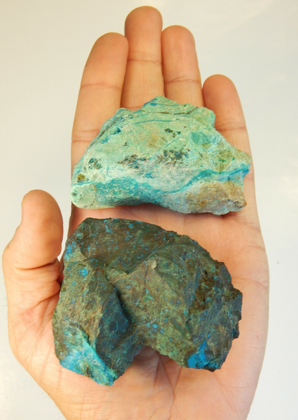 Blue Chrysocolla Raw Crystal Lot 9.6oz Reiki Healing Crystals Rough ...
