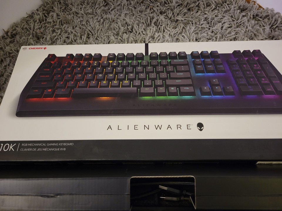 Alienware AW410K RGB mechanical Gaming Keyboard Tested works | eBay