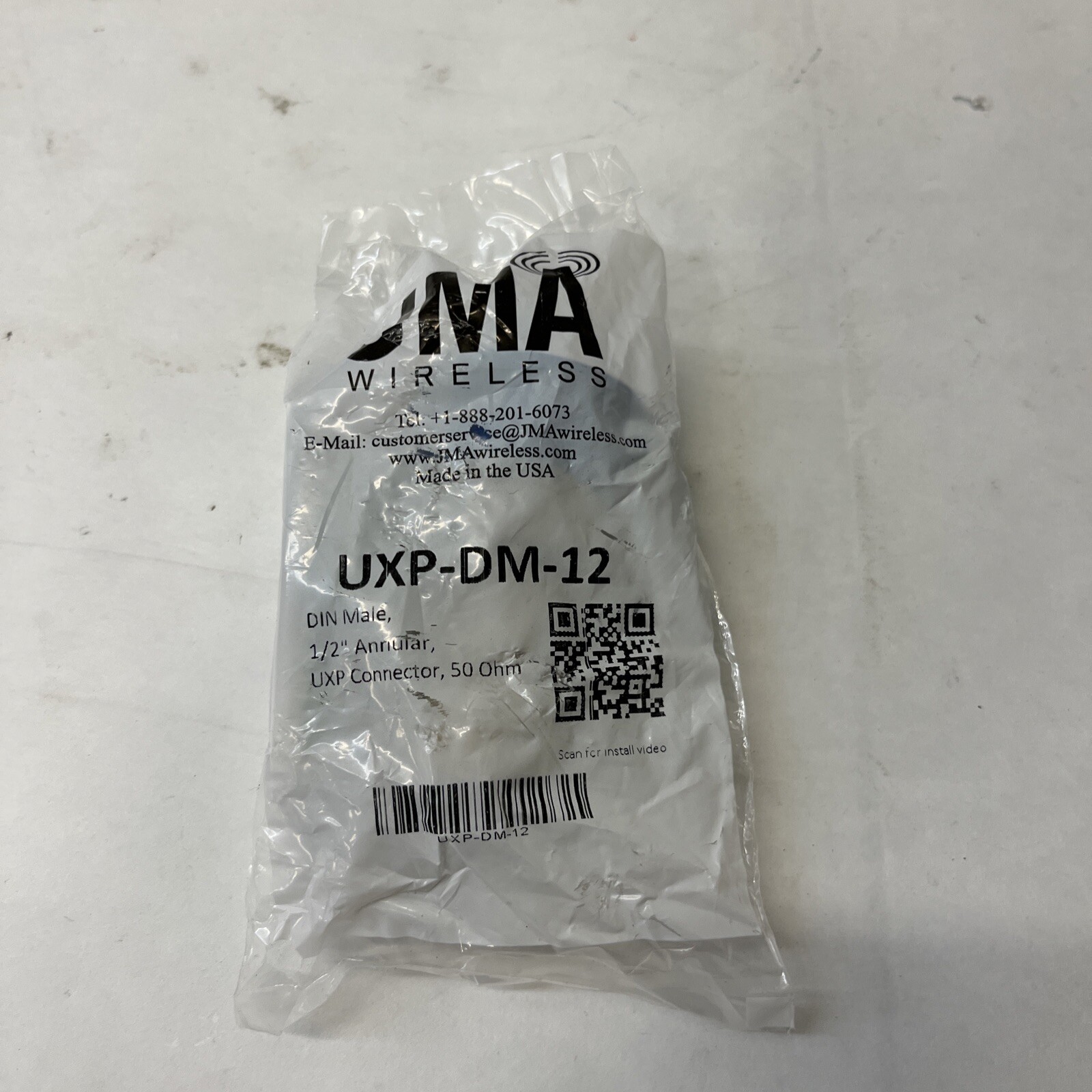 JMA Wireless UXP-DM-12, DIN Male 1/2" Annular UXP Connector | eBay