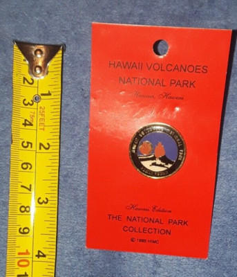 Hawaii Volcano Volcanoes National Park Souvenir Lapel Hat Pin Hawaii ...