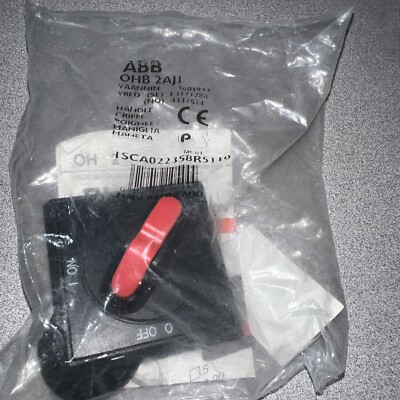 ABB OHB 2AJI BLACK Rotary Switch Disconnect Handle Surplus Stock | eBay