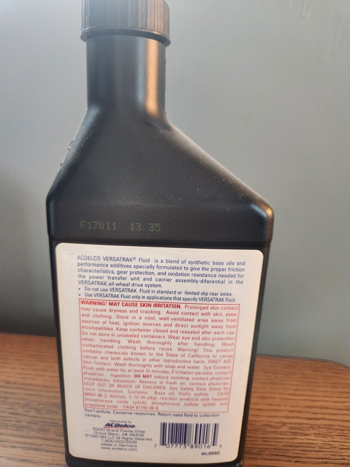 ACDelco Versatrak Fluid 75W-85 GL-5. 16.9 FL. Oz. | eBay