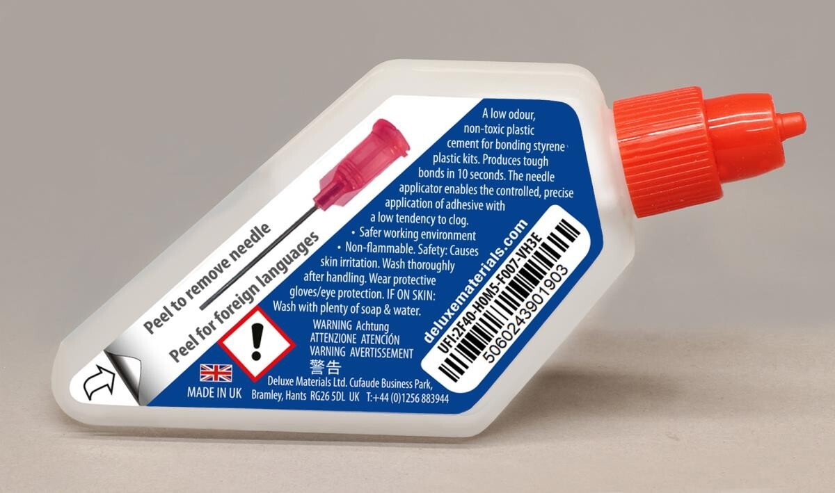 Deluxe Materials AD92 PRECISION PLASTIC GLUE FOR PLASTIC MODEL KITS 25g ...