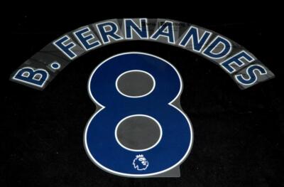 Oficial Manchester United B. Fernandes 8 Nombre/Número Set Fútbol 22/23 ...