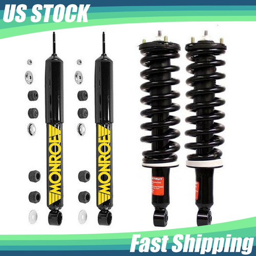 For Toyota 4 Runner 3.4L 4WD 02-96 For Monroe Pair Front Struts & Rear ...