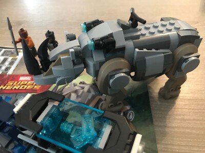 Lego 76099 Marvel - Rhino Face -Off by the mine Complet avec notice | eBay