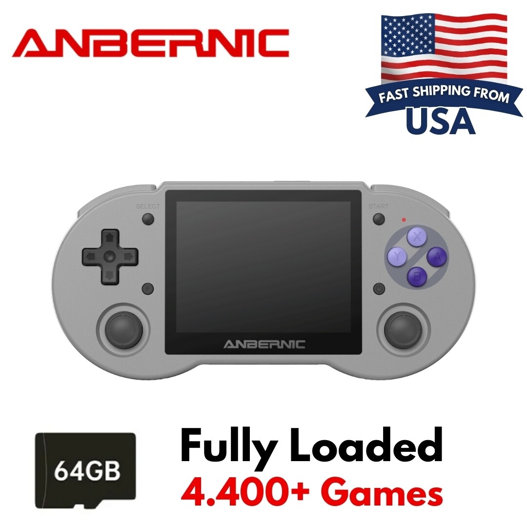 Anbernic RG353P Retro Handheld Game Console 64GB Dual OS Linux/ Android ...