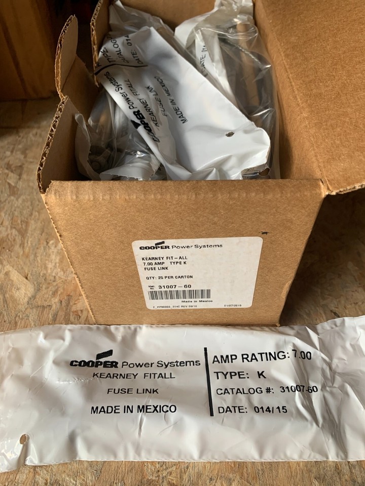 Eaton Cooper / Kearney fuse links all types rated 0.2 - 200A | eBay