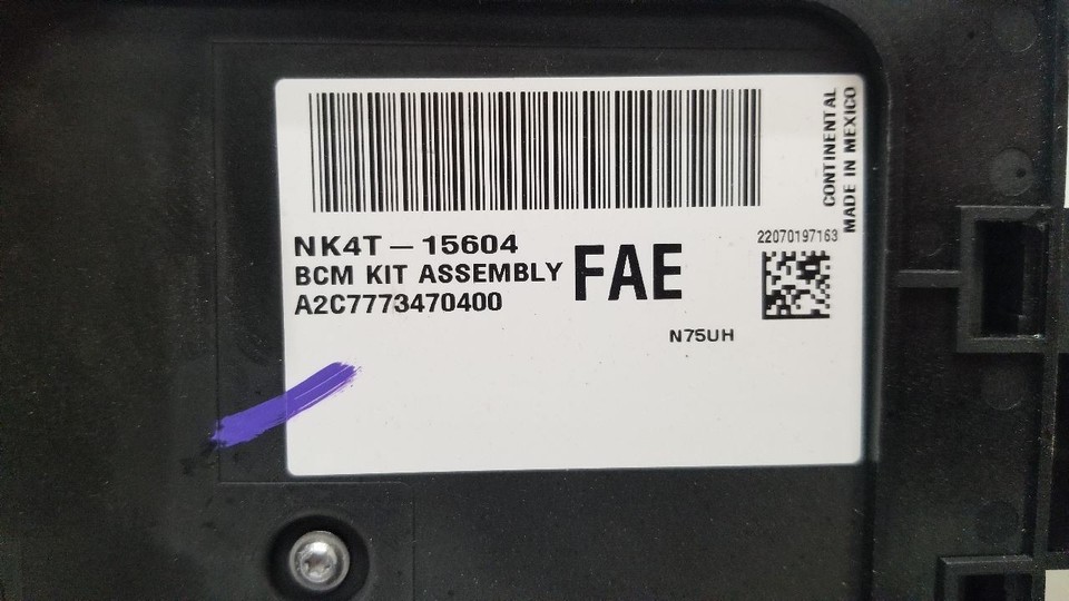 22 FORD TRANSIT 250 THEFT LOCKING BCM SMART JUNCTION BOX MODULE ...