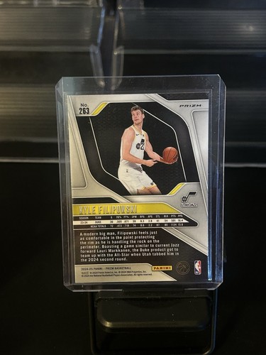 Kyle Filipowski Rookie Card Red White & Blue Prizm 2024-25 Panini Prizm ...