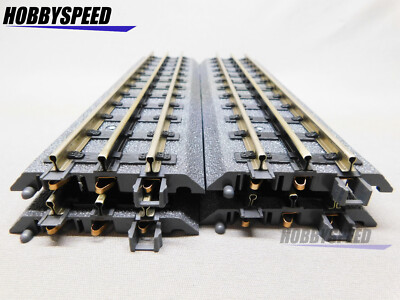 MTH REALTRAX 10" STRAIGHT TRAIN TRACK SECTIONS (4PCS) inch O GAUGE 40 ...