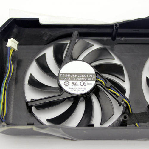 Pair Fans Graphics Card Cooling Cooler Fan For MSI GTX460 GTX 560 V5 ...