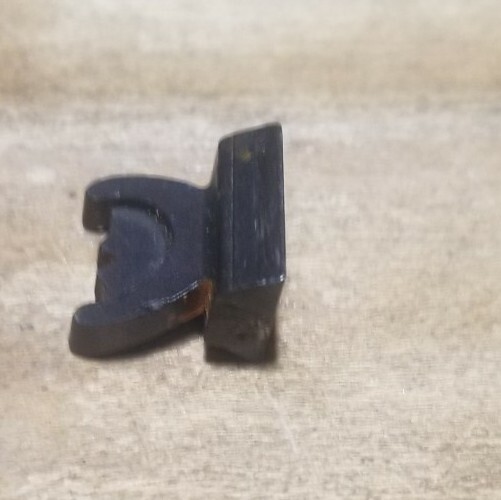 Traditional rear Sight muzzleloader pistol rifle black powder Hawken ...