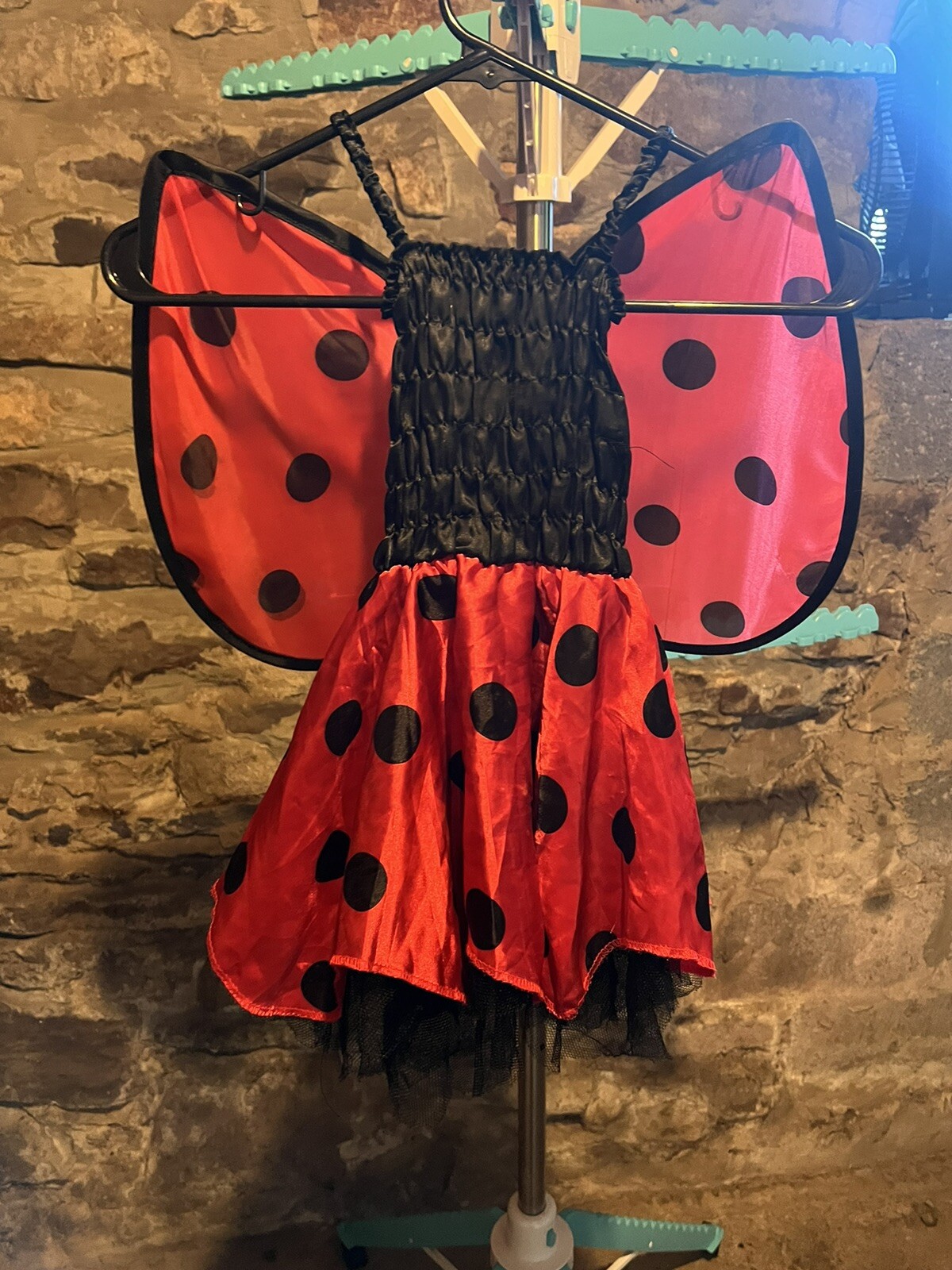 Toddle Lady Bug Dress And Wings Costume. Size 12-18 M… - Gem