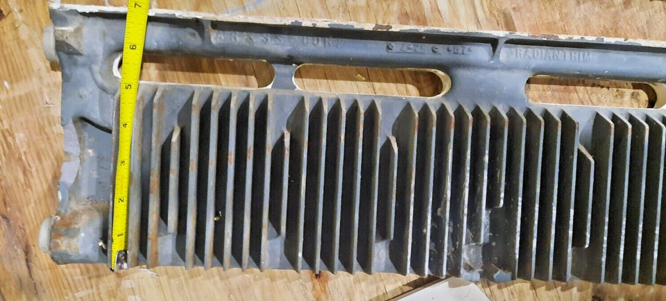 AR & SS Corp Radiantrim Cast-iron Baseboard | eBay