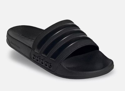 Adidas Adilette Shower Slip On Sandals Slides Core All Black GZ3772 ...