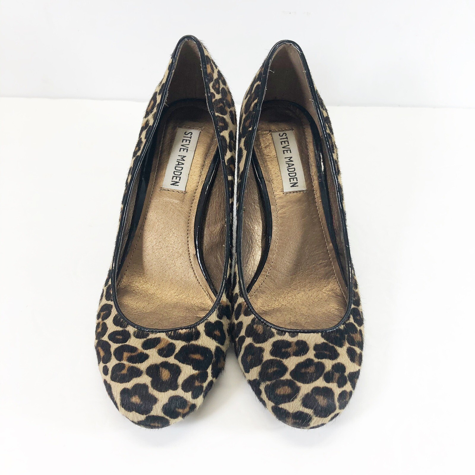 Steve Madden Ulltra Leopard Print Calf Hair Pumps Sho… - Gem