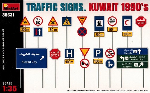 MiniArt 35631 - Traffic Signs - Kuwait 1990 - Zubehör - 1:35 | eBay.de